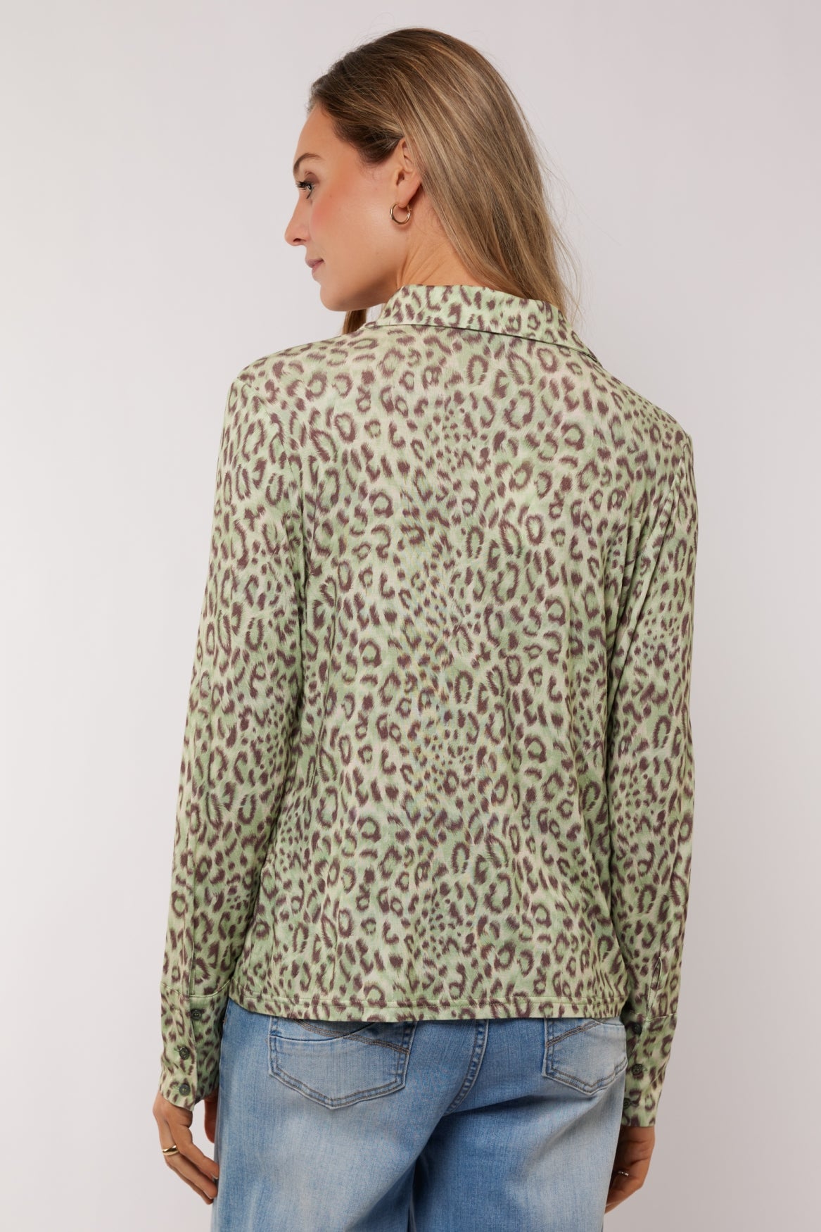 Jacqueline blouse | Sand/Light Moss – G-maxx
